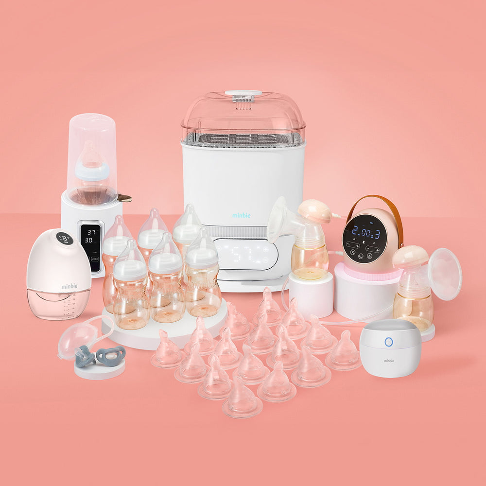 Minbie Baby Bottles, Breast Pumps, Sterilisers & Bottle Warmers